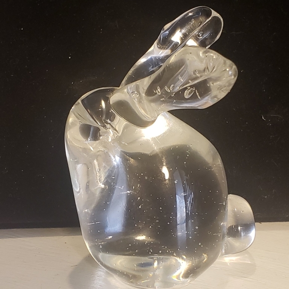 Vintage | Accents | Vintage Hand Made Art Glass Bunny | Poshmark